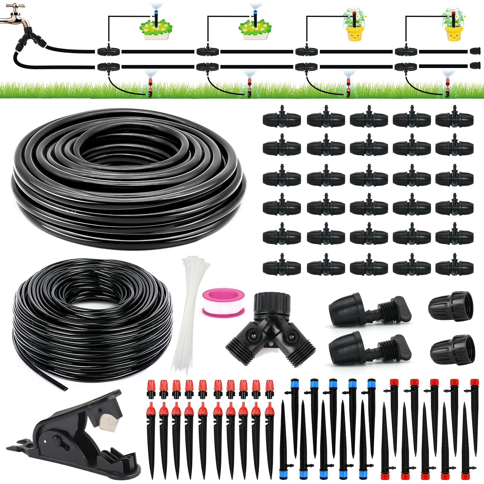 Drip Irrigation Kits, 213 AIF4 FT Mist Cooling Automatic Irrigation ...