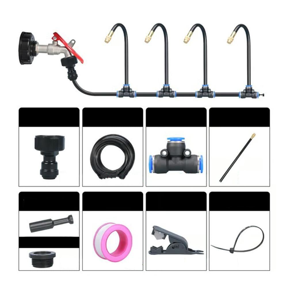 Drip Irrigation Misting System,Automatic Watering Device with 360 ...