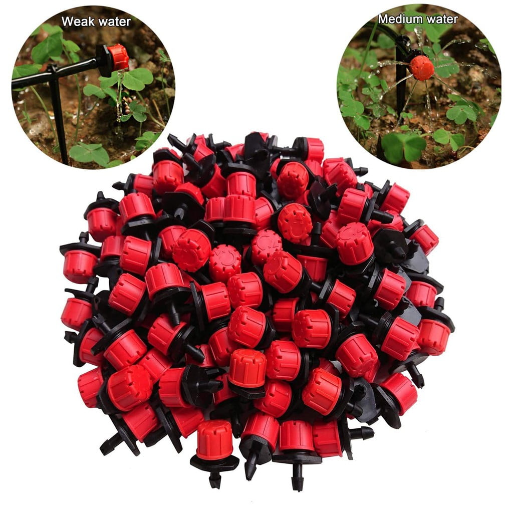 Drip Irrigation Sprinkler Heads Set | 100PCS Adjustable Plant Watering ...