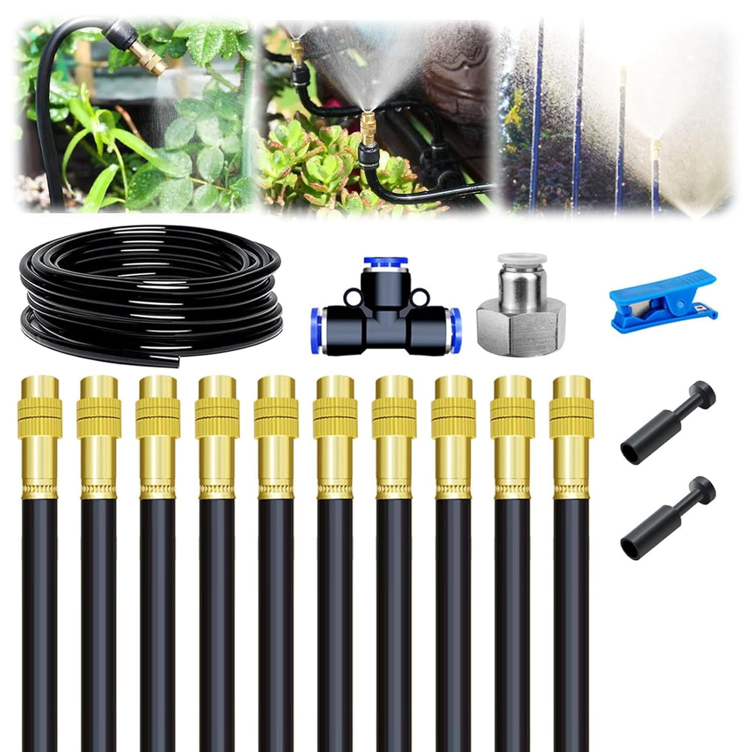 Drip Irrigation System, 360° Bendable Automatic Watering System ...