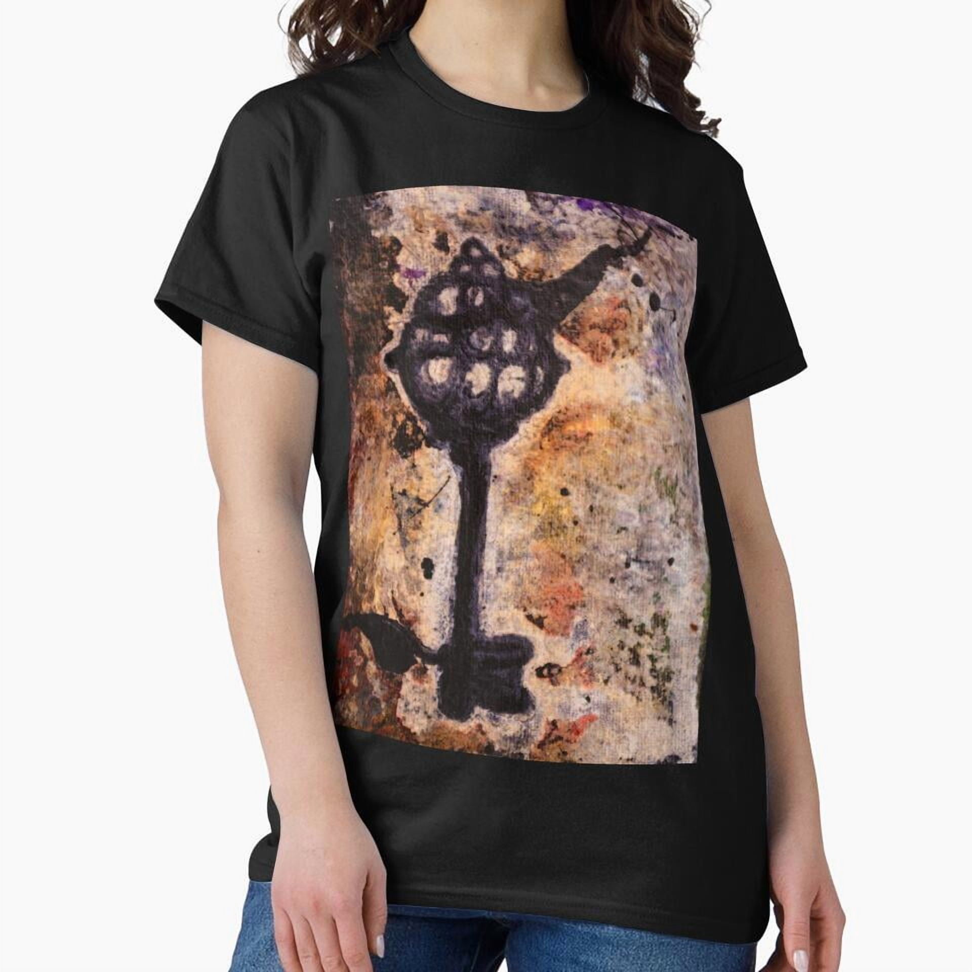 Drip Key Abstract Liquid Style Modern Fantasy Symbol Art Unisex T-Shirt ...
