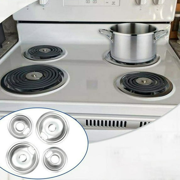 Drip Pans for Electric Stove - Compatible with GE Range Stove ...