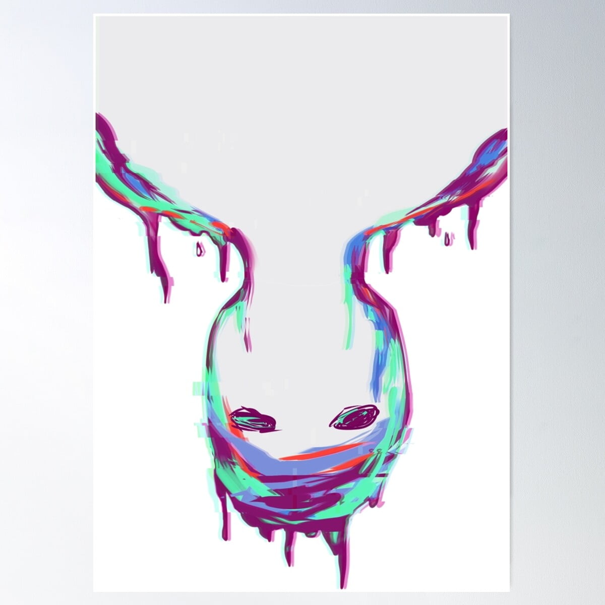 Drip Poster Wall Art, Modern Wall Decor For Living Room Bedroom, 12x18 ...