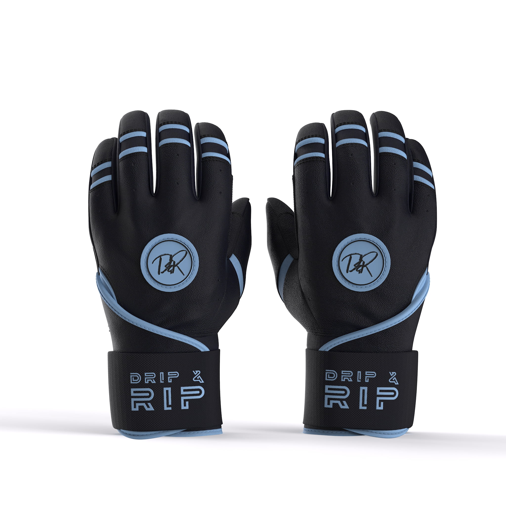 Drip & Rip Baller Series Premium Long Cuff Batting Gloves for Baseball ...