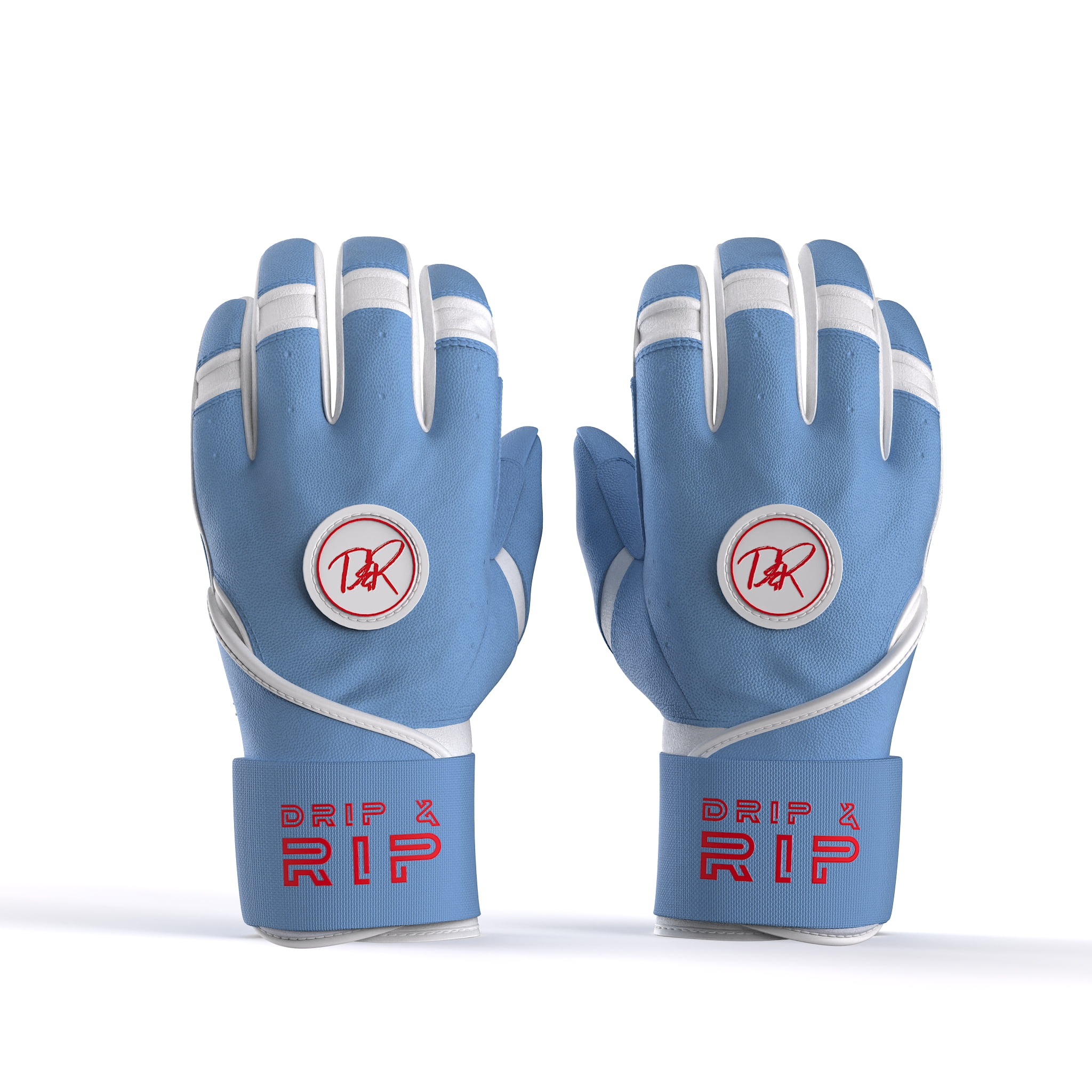 Drip & Rip Baller Series Premium Long Cuff Batting Gloves for Baseball ...