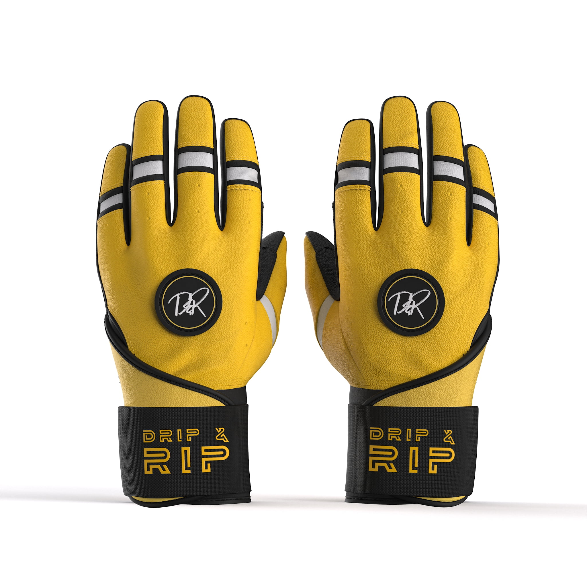 Drip & Rip Baller Series Premium Long Cuff Batting Gloves for Baseball ...