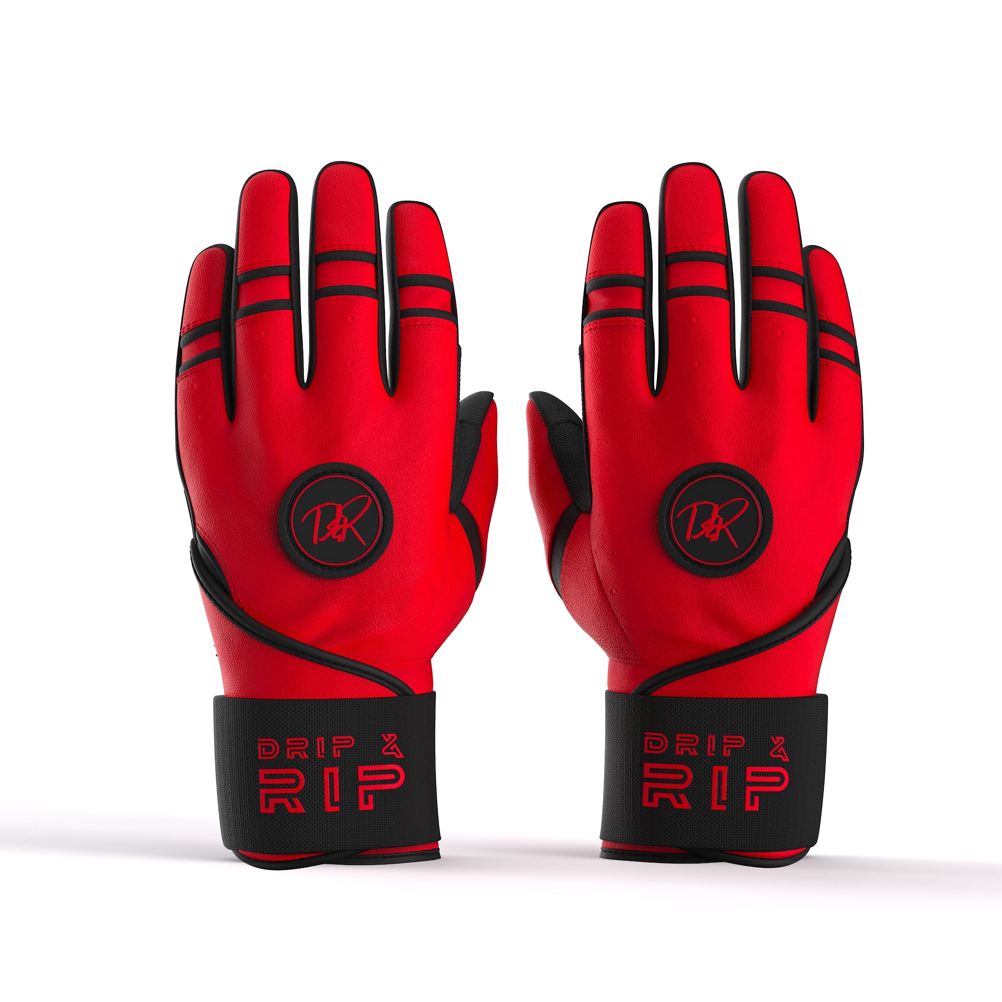 Drip & Rip Baller Series Premium Long Cuff Batting Gloves for Baseball ...