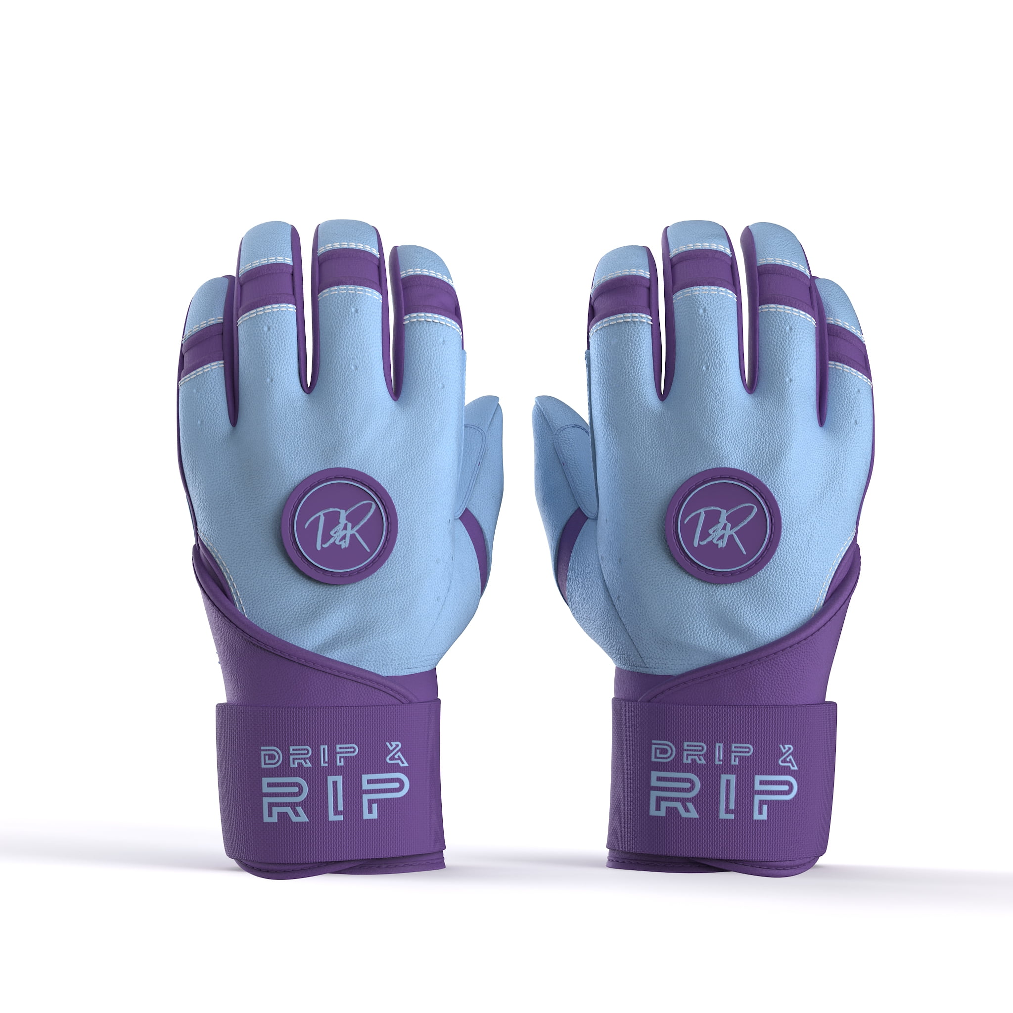 Drip & Rip Baller Series Premium Long Cuff Batting Gloves for Baseball ...