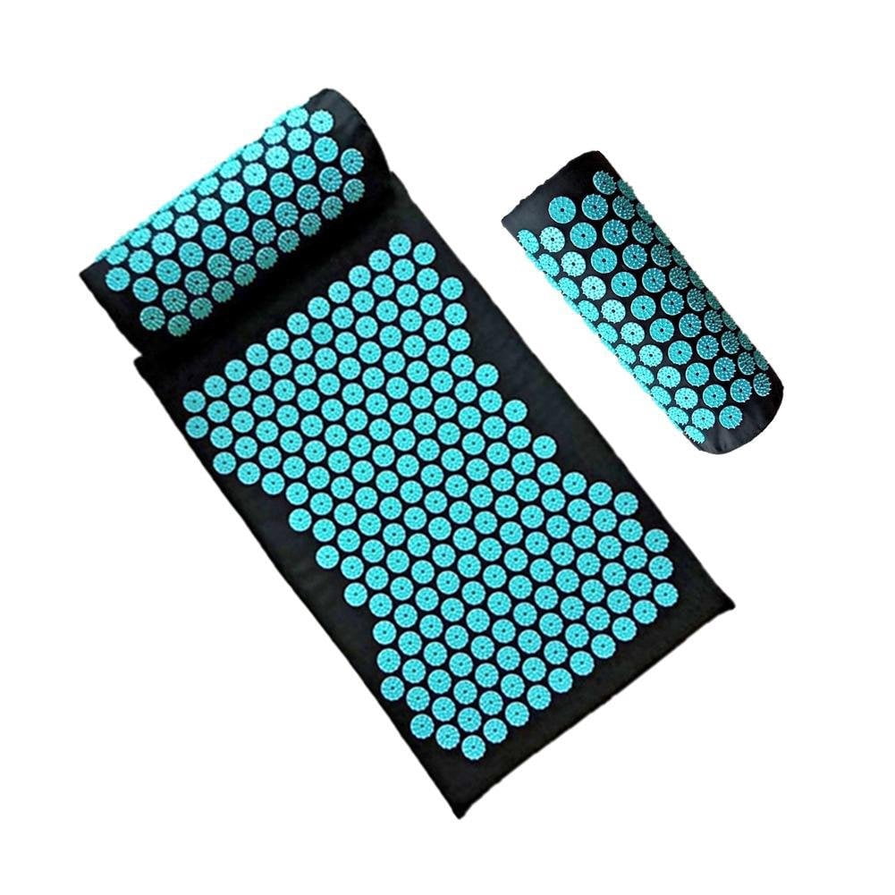 Drip Sweat Lotus Acupressure Mat and Pillow Set for Full-Body Therapy ...