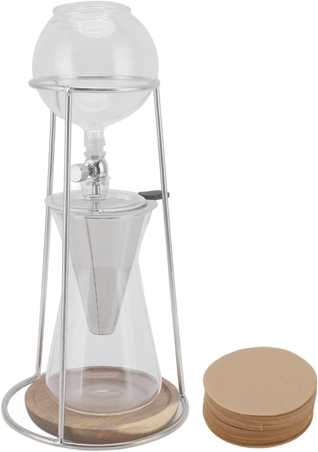 Drip Tower Coffee Maker Borosilicate Glass Iced Coffee Maker for Home ...