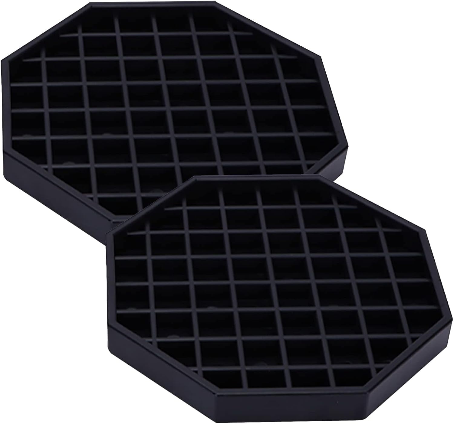 Drip Trays 6" Coffee Countertop Octagon Drip Tray Black Plastic Coffee ...