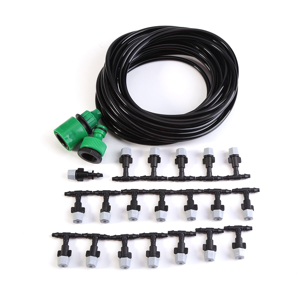 Drip Watering Kit Automatic Cooling System Hose Sprinkler Nozzle Garden ...