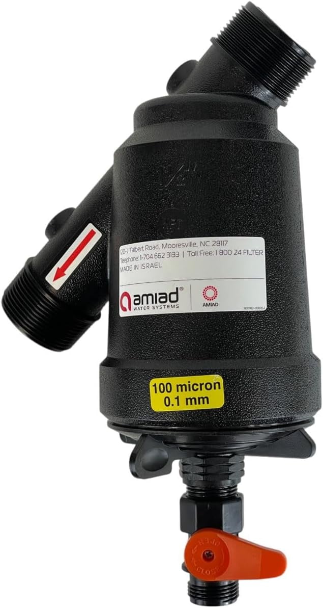 DripWorks Amiad High-Pressure Irrigation Filter – Stainless Steel ...