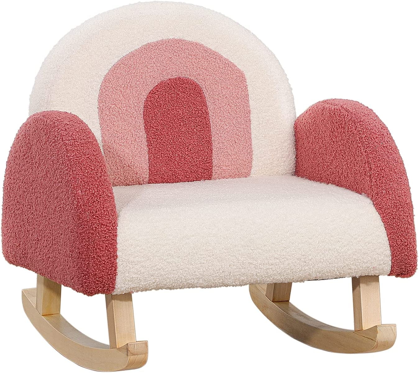 Dripex Childrens Rocking Chair, Upholstered Child Rocker, Kids Rocking ...
