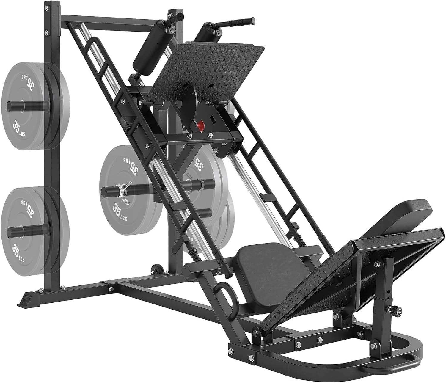 Dripexfitness Leg Press Machine for Home Gym, Hack Squat Combo with 4 ...