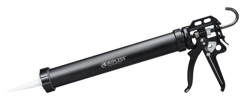 Dripless 1899616 Professional Metal Sausage Caulking Gun, Black - 20 oz ...