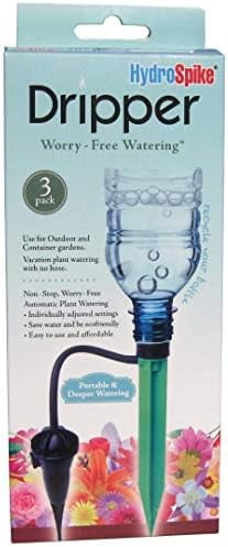 Dripper (3-Pack) Worry-Free Adjustable Drip Flow Watering Kit - Outdoor ...
