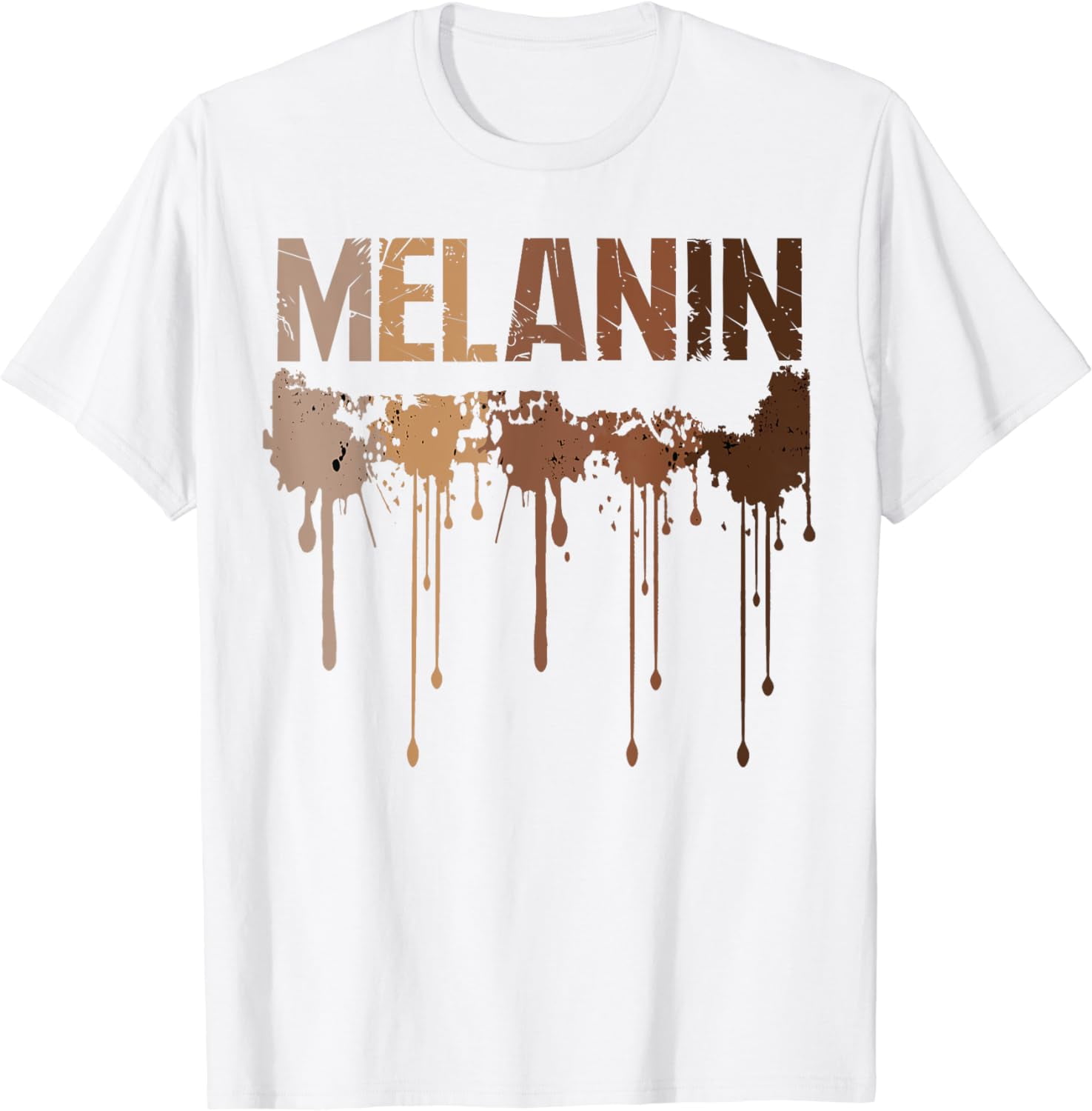 Drippin Melanin Tee for Man Women Pride Black Culture T-Shirt - Walmart.com