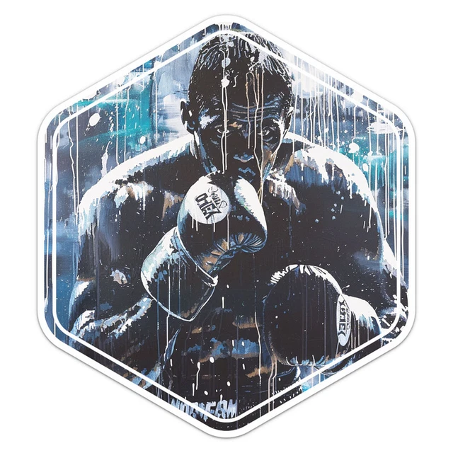 Dripping Boxing Sport Sticker Phone Decal Water Bottle Stickers Car ...
