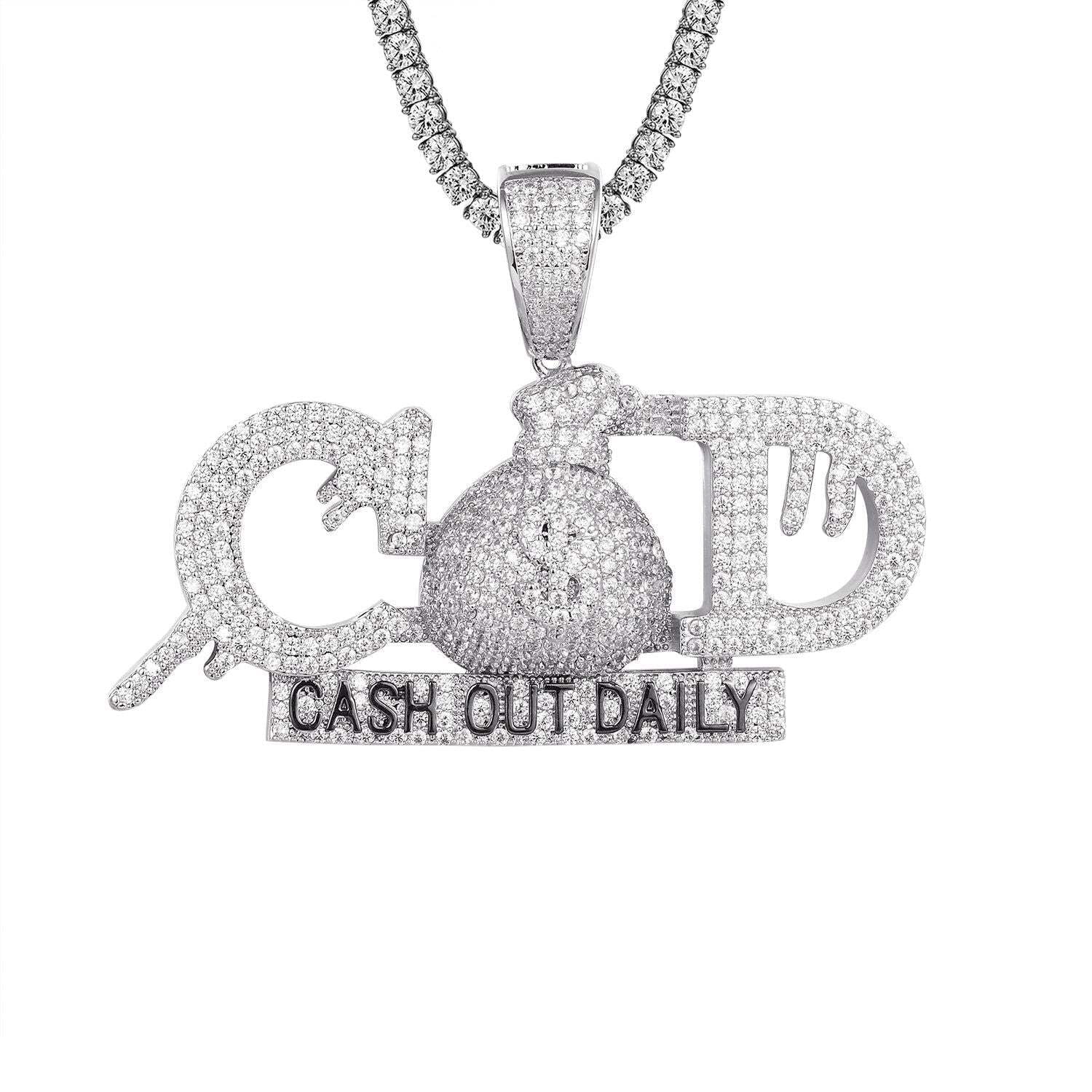Dripping Cash Daily Money Dollar Bag Hip Hop Pendant Chain - Walmart.com