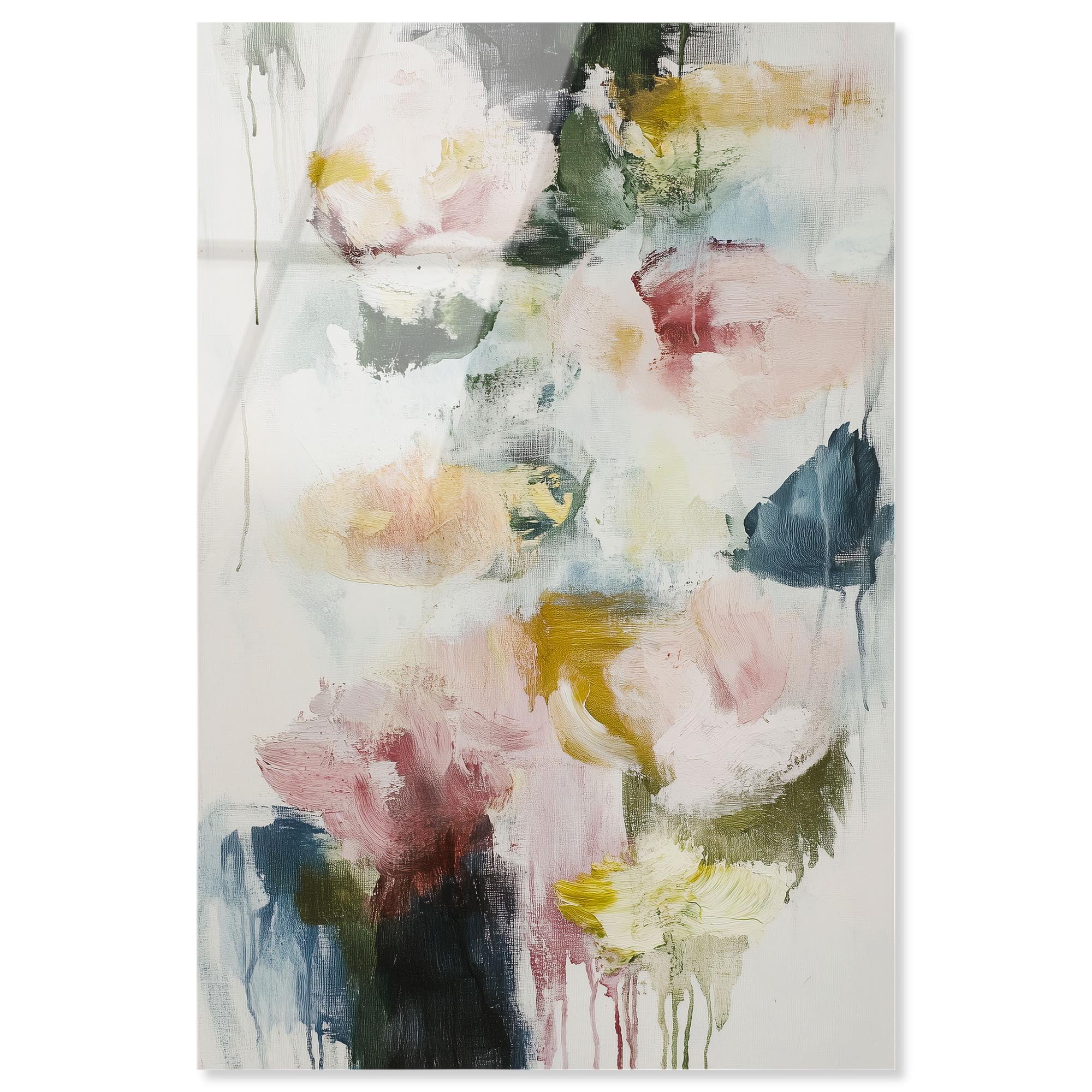 Dripping Colors I Acrylic Modern Wall Decor by Art Remedy, Ready to ...