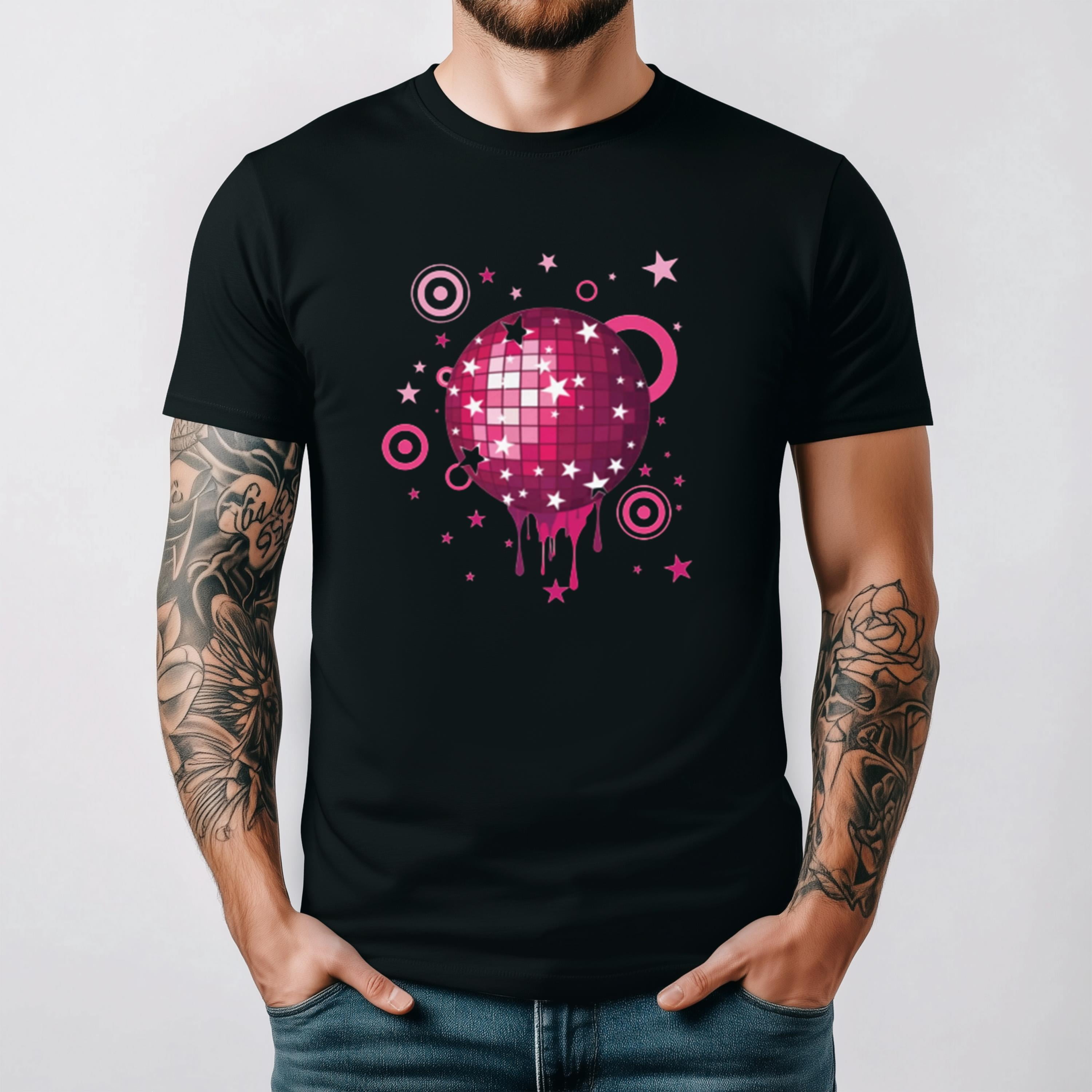 Dripping Disco Ball Party Vibes Unisex T-Shirt up to 5XL - Walmart.com