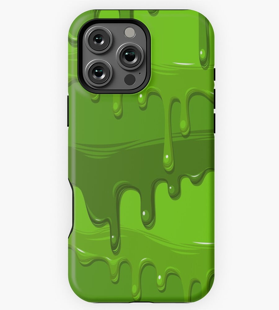 Dripping Green Slime GA13264 Phone Case for iPhone 11 to 17 Pro Max ...