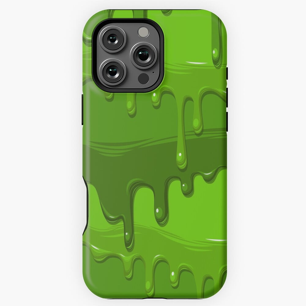 Dripping Green Slime Phone Case for iPhone 16 15 14 13 12 11 Pro Max ...