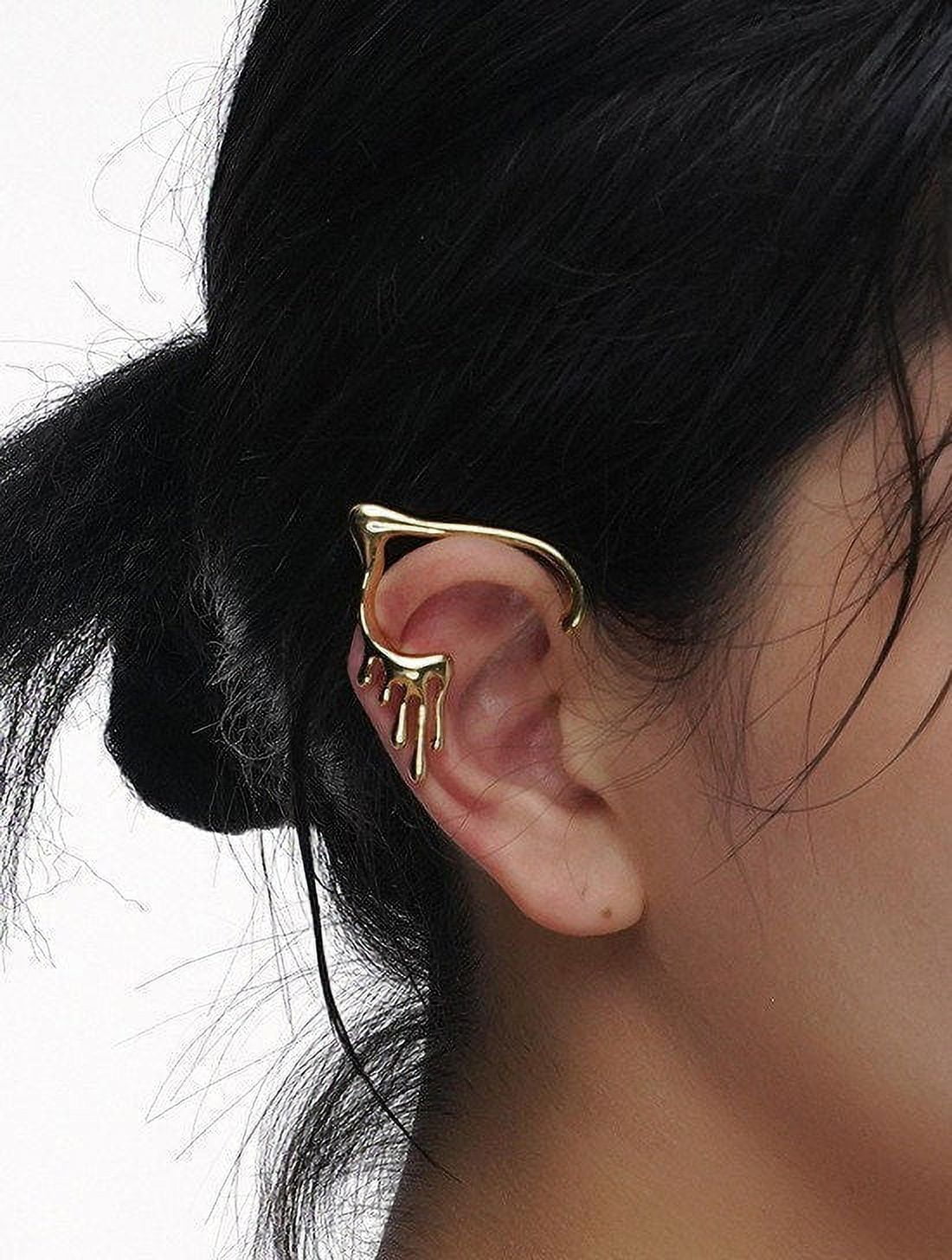 Dripping Metal Elf Ear Cuff - Walmart.com