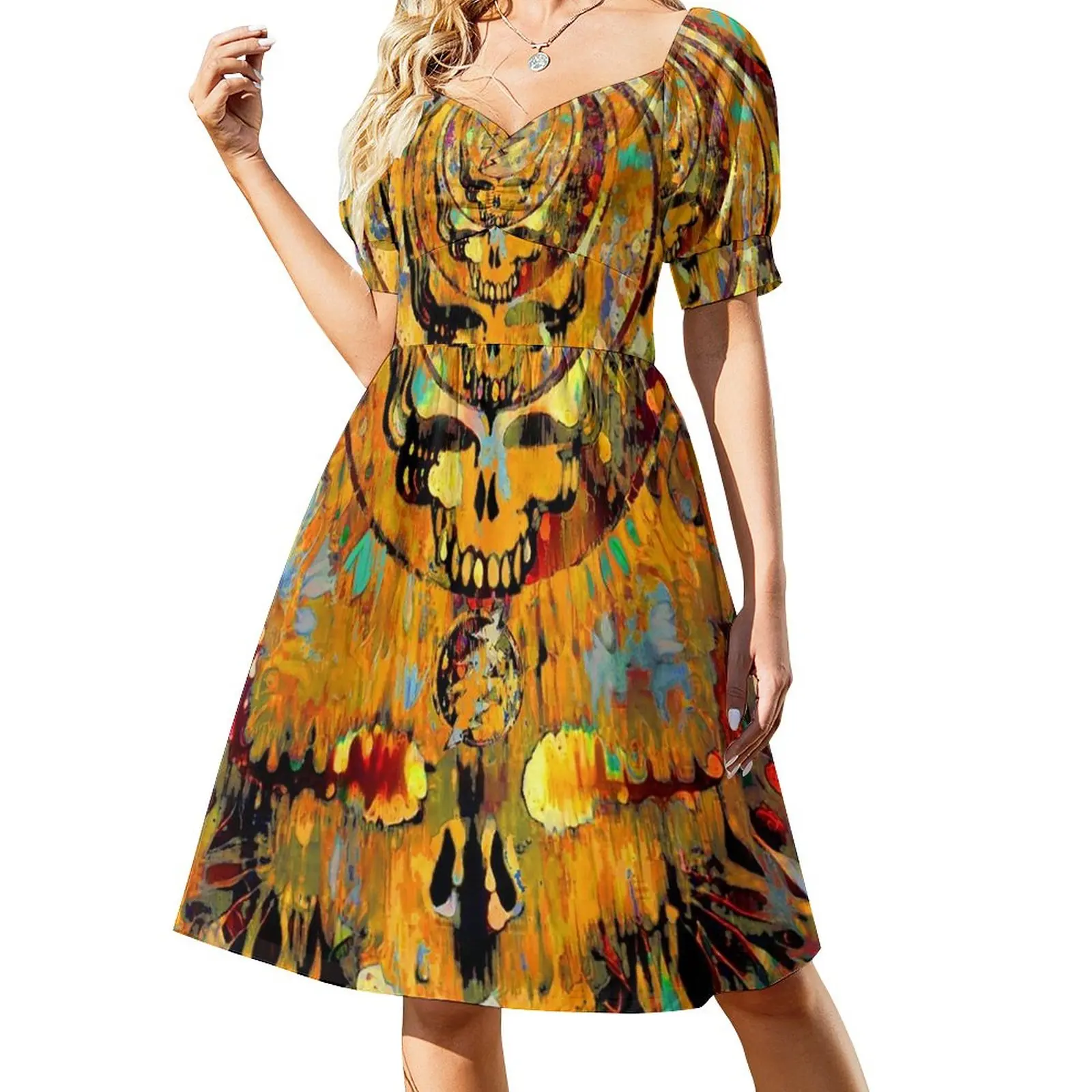 Dripping Tangerine Sleeveless Dress summer dress women 2024 summer ...