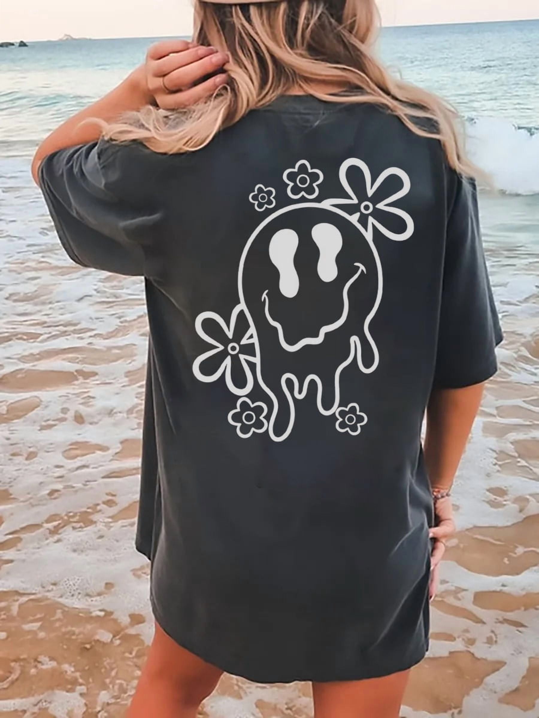 Drippy Smile T-Shirt - Walmart.com