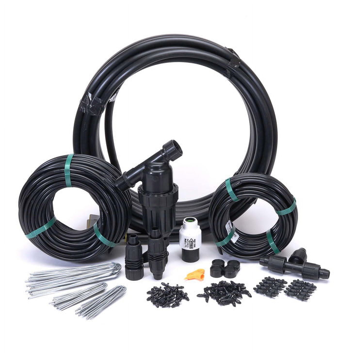 DripWorks Garden Water Hose System with 1/2" Mainline, 1/4" Tubing ...