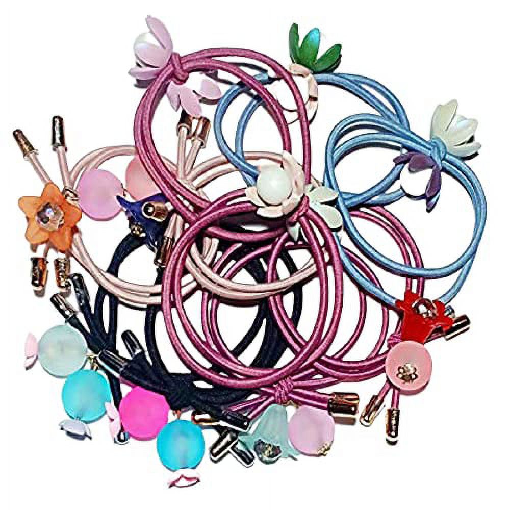DrishtiÂ® Stylist Hair Rubber Band For Girls, Women Pack Of 10 Of Multi ...