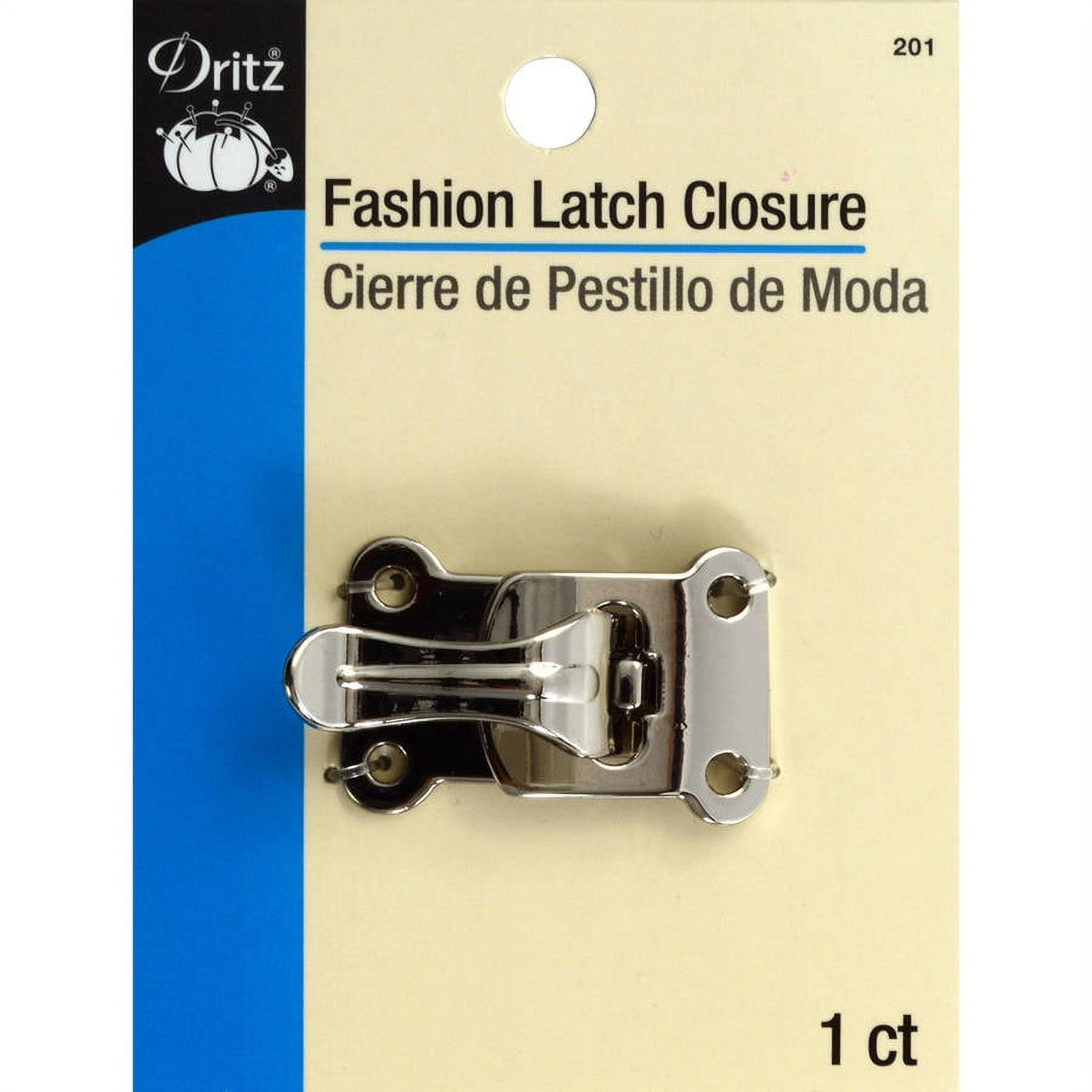 Dritz 090346 Fashion Latch Closure - Silver - Walmart.com