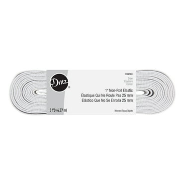 Dritz 1/4" Sewing & Crafting Soft Stretch Elastic White 3 Yards ...