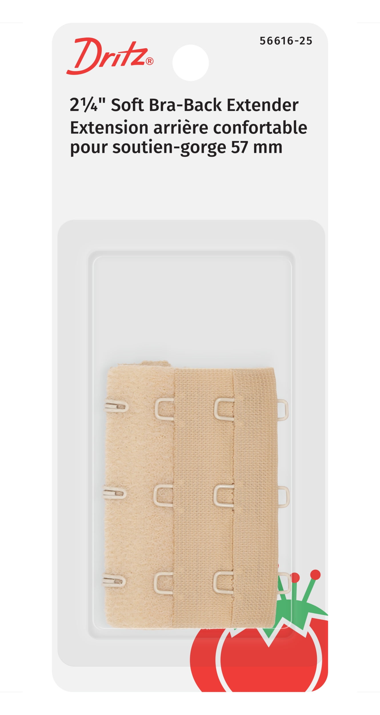 Dritz 2.25" Beige Soft Bra-Back Extender, 1 Each - Walmart.com