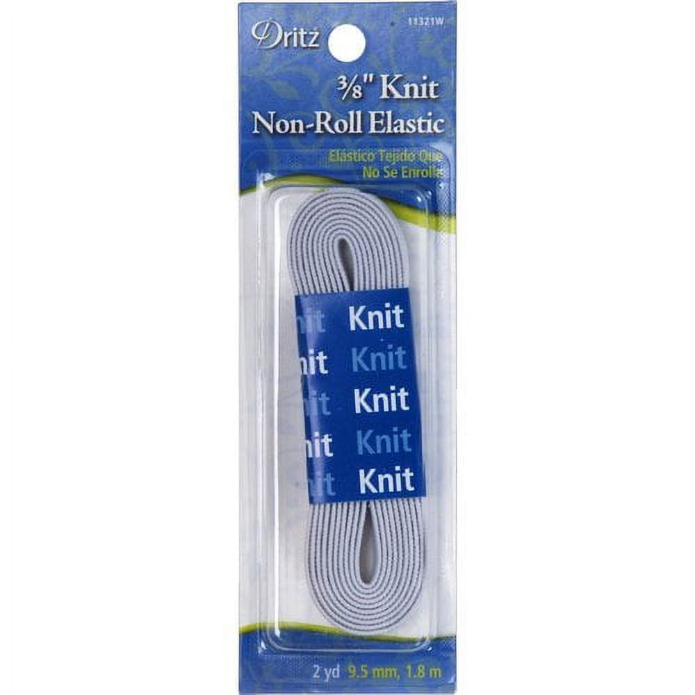 Dritz 3/8" Knit Non-Roll Elastic, 2 Yd. - Walmart.com