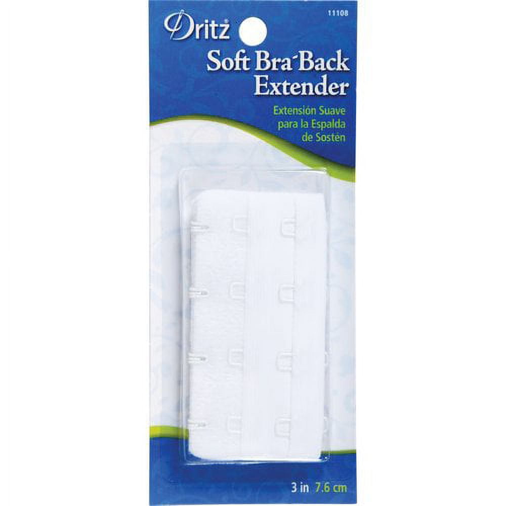 Dritz 3in Bra Back Extender - White - 4-hook - Walmart.com