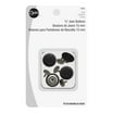 Dritz No-Sew Jean Buttons 11/16" 6/Pkg-Antique Brass - Walmart.com