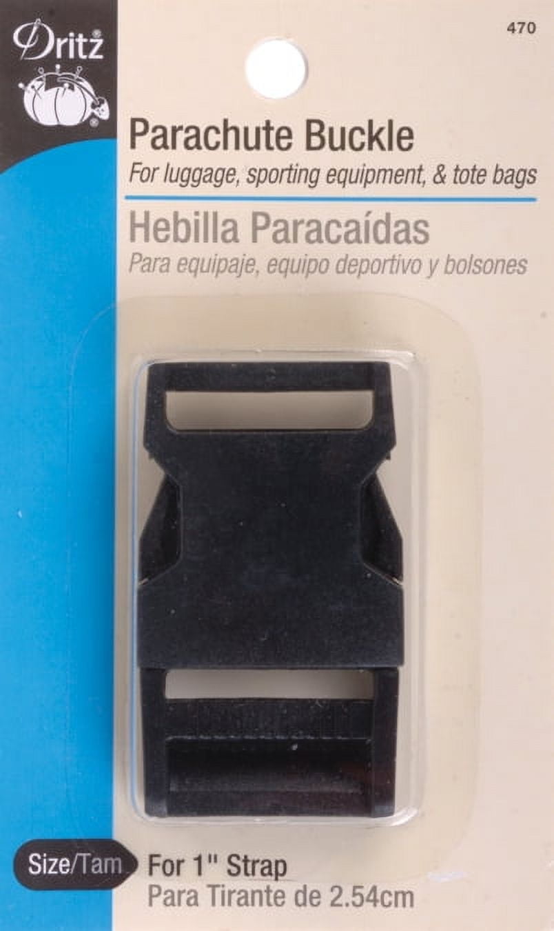 Dritz Black Plastic Parachute Buckle 1-Inch - Walmart.com