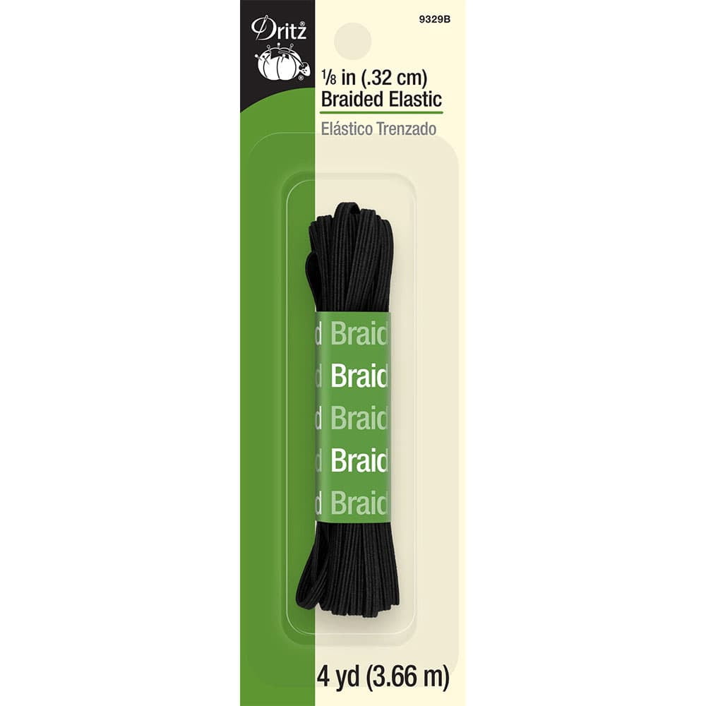 Braided Elastic 1/8in x 4yd - Walmart.com