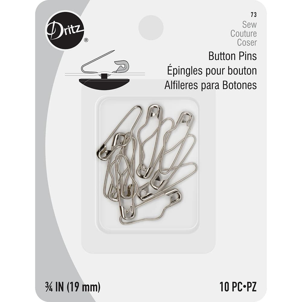 10pk Button Pins (3/4"), Dritz - Walmart.com
