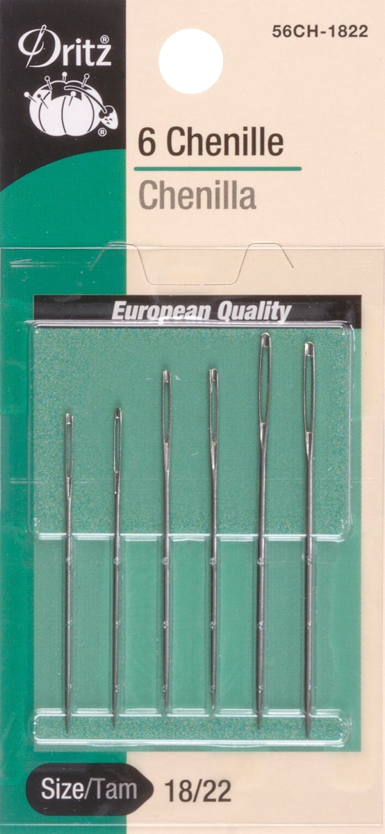 Dritz Chenille Hand Needles 6/Pkg-Size 18/22 - Walmart.com