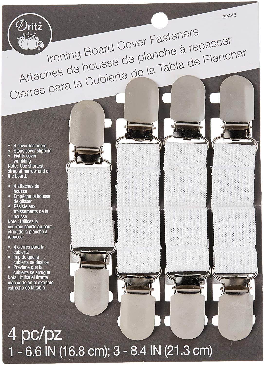 Dritz Clothing Care 82446 Ironing Board Cover Fasteners (4-Count ...