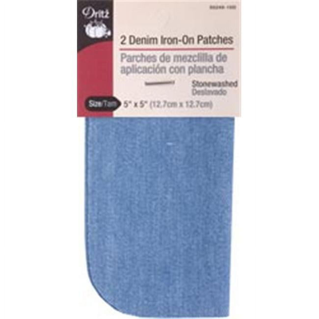 Dritz Denim Iron-On Patch - 2pk - Walmart.com