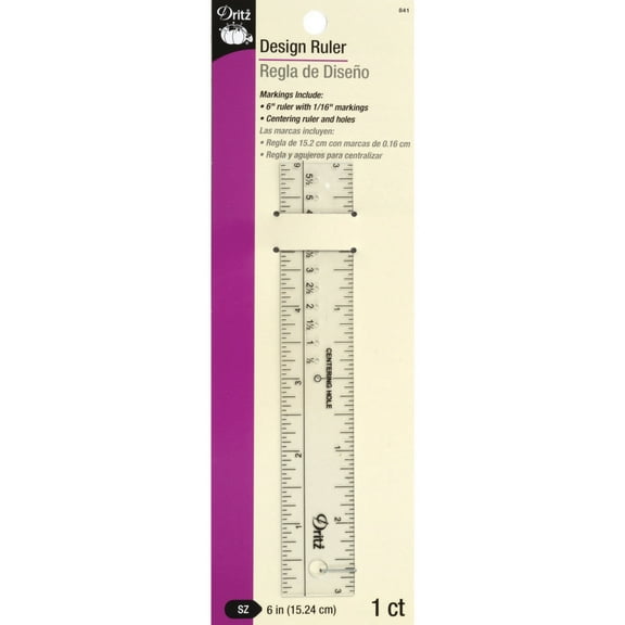 Dritz Styling Design Ruler, Curved and Straight Edge, Clear - Walmart.com