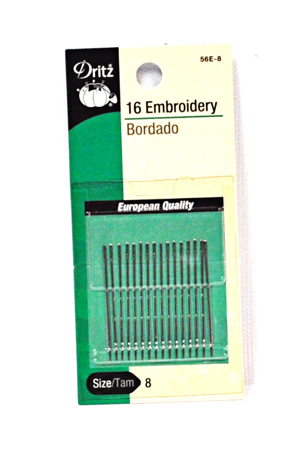 Dritz Embroidery Needles Size 8 - Walmart.com