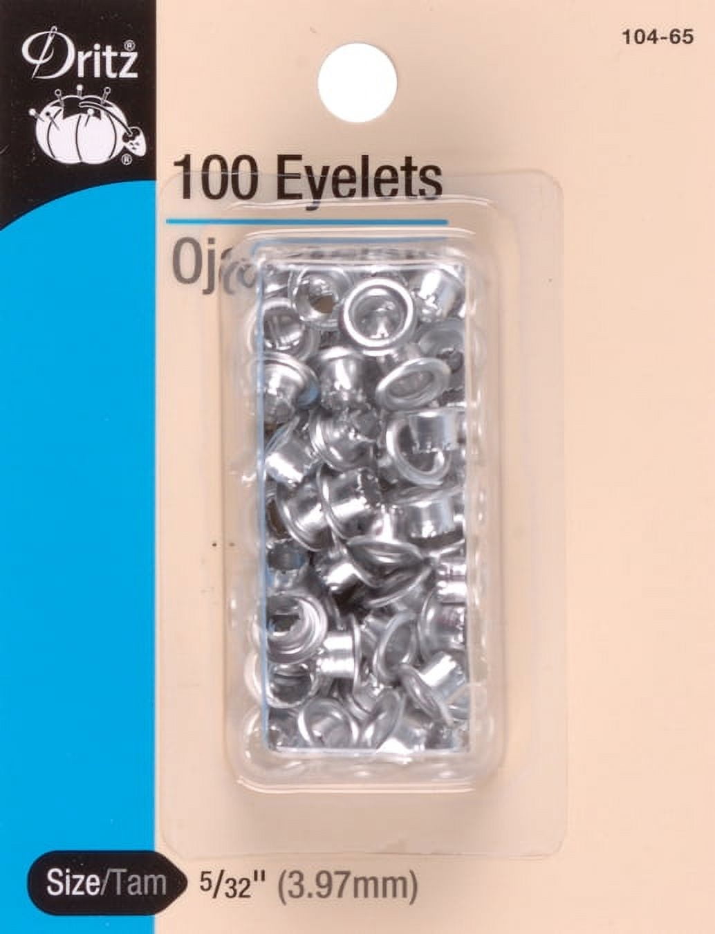 Dritz Eyelets - Nickel, Small, 5/32", Pkg of 100 - Walmart.com