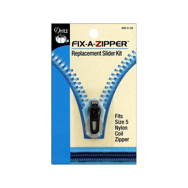 Dritz Fix A Zipper Size 5 Coil Gunmetal 1pc - Walmart.com