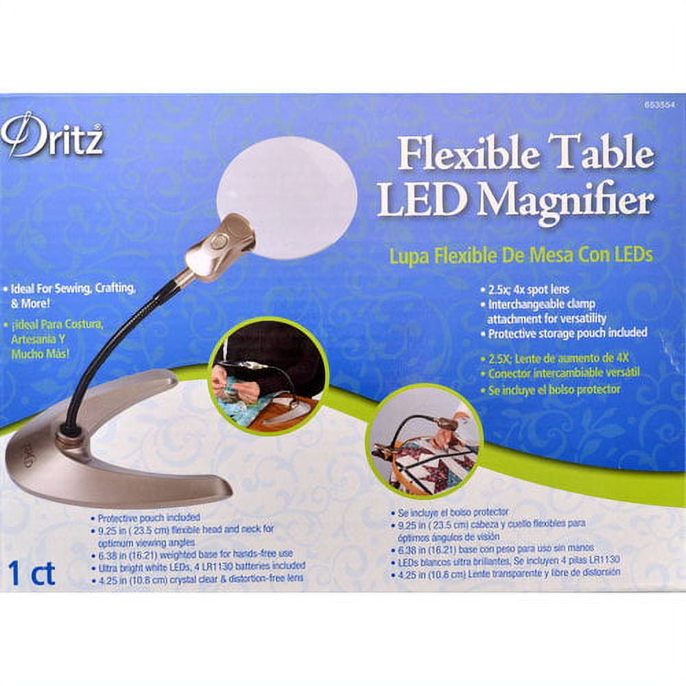 Dritz Flexible Table LED Magnifier - Walmart.com